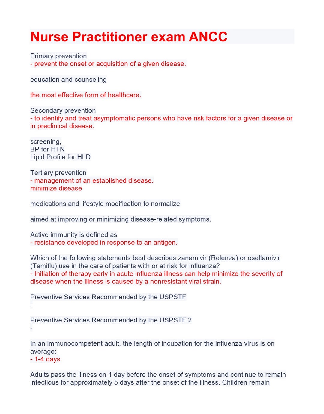 Nurse Practitioner Study Guide - Etsy