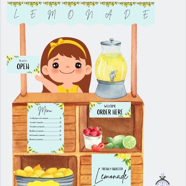 Lemonade Stand Printables - Etsy