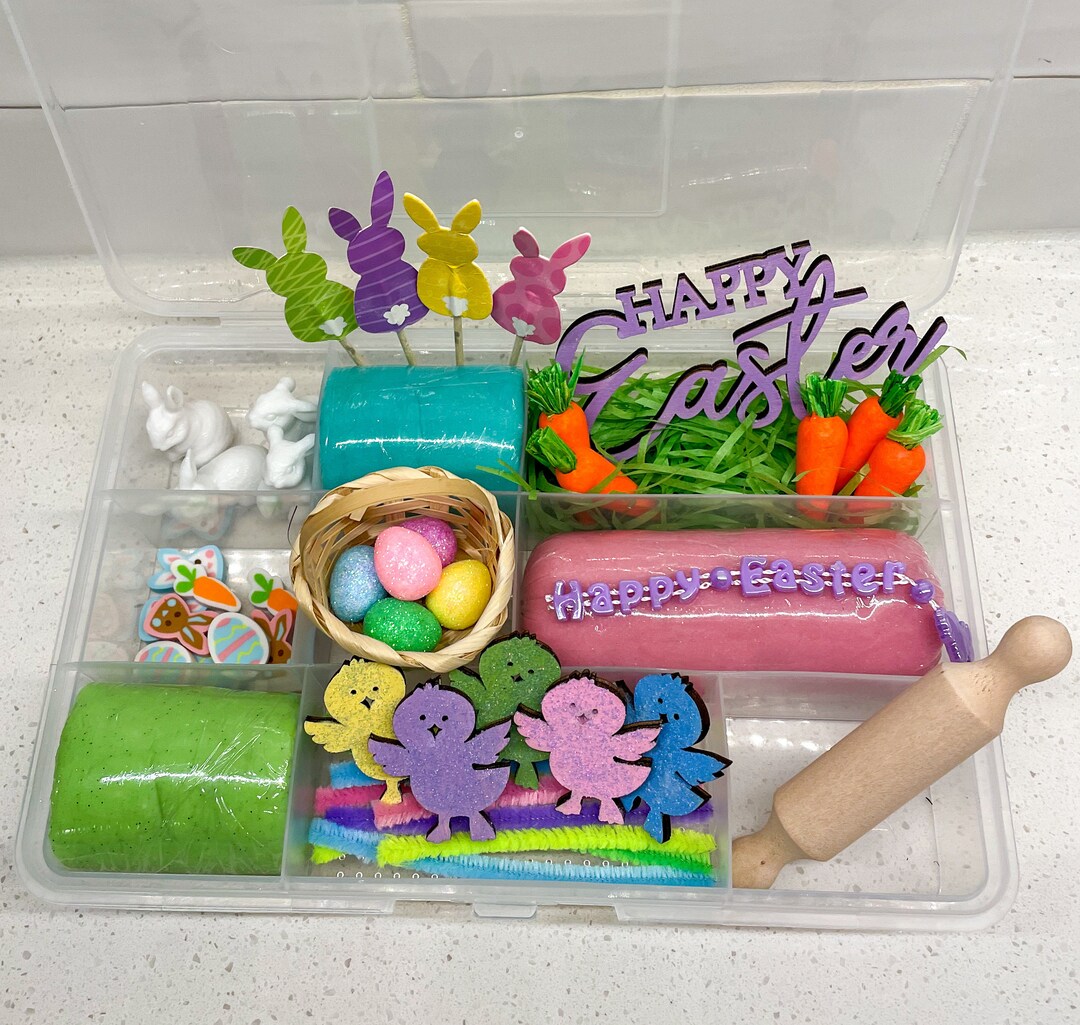 Bunny Eggventure Play-dough Kit - Etsy