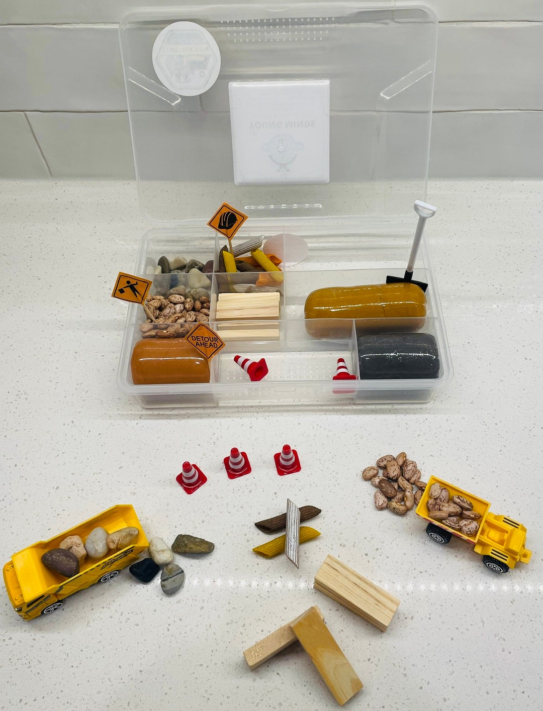 Construction Junction Play-dough Kit - Etsy