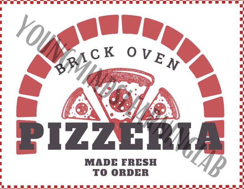 Let's Make A Pizza! Dramatic Play Pizza Parlor Printable - Etsy