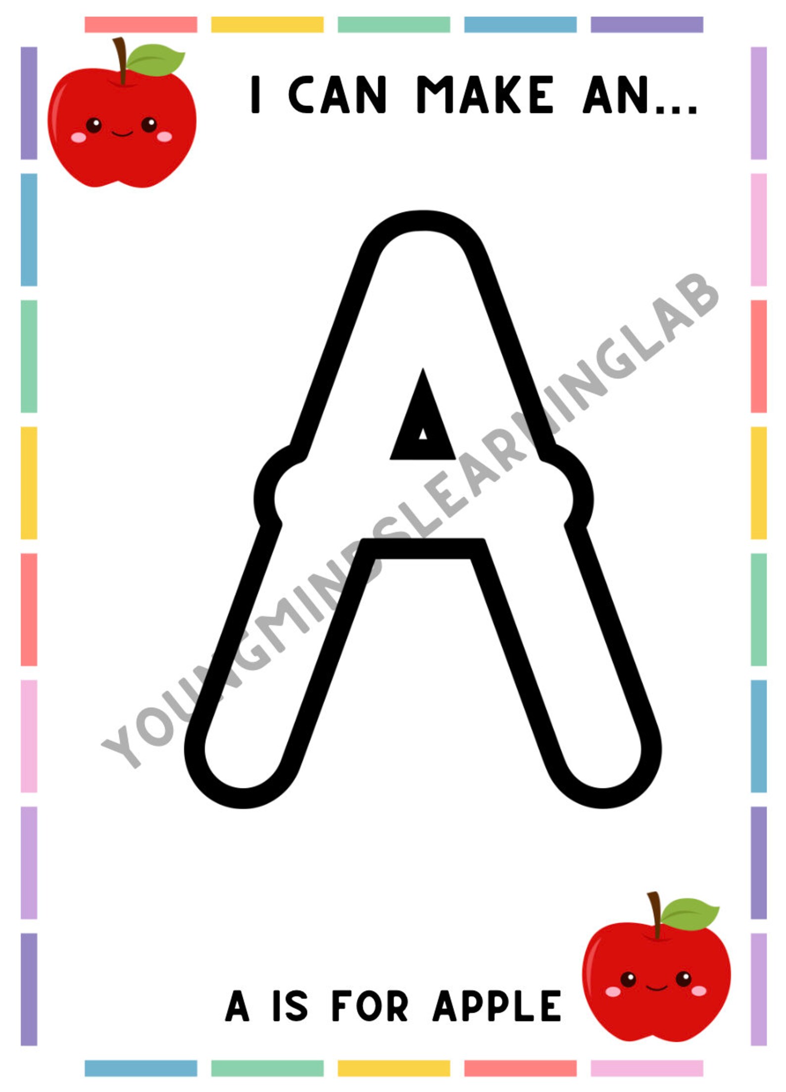 Alphabet Play Dough Flashcards - Etsy