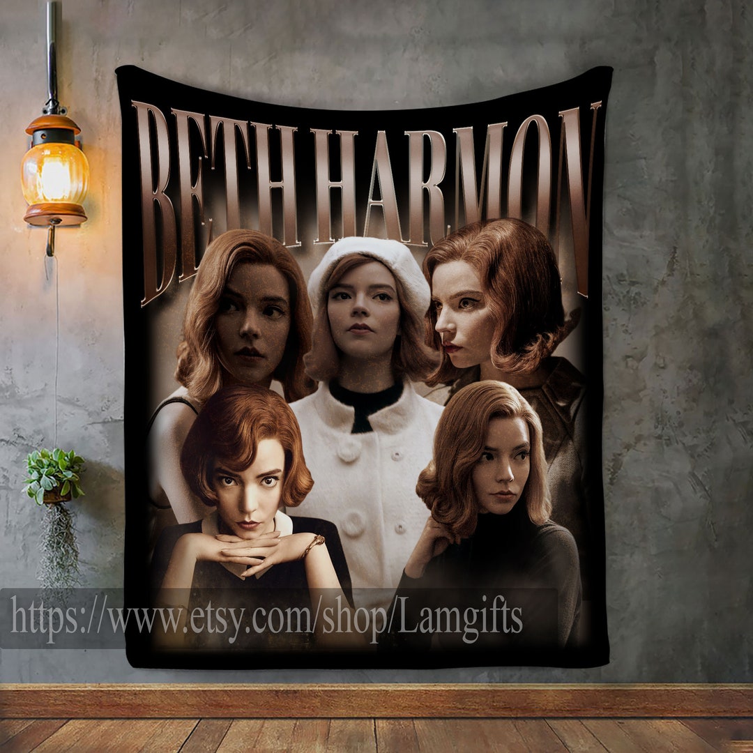 Beth Harmon Blanket Beth Harmon Photo Blanket Beth Harmon - Etsy