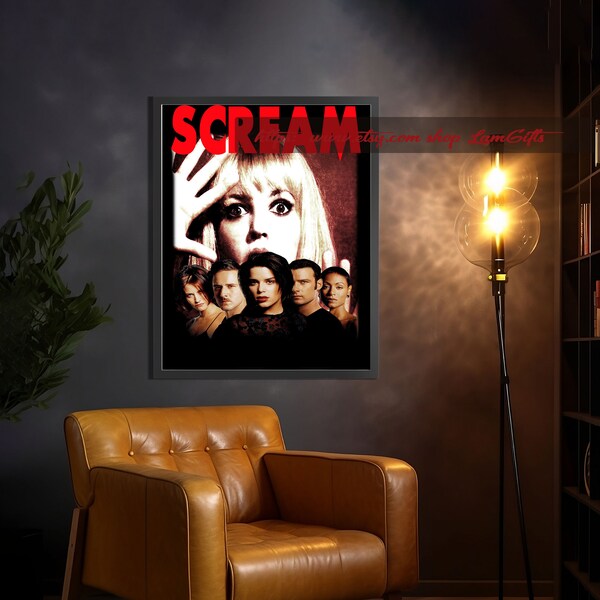 Ghostface Canvas Painting - Etsy