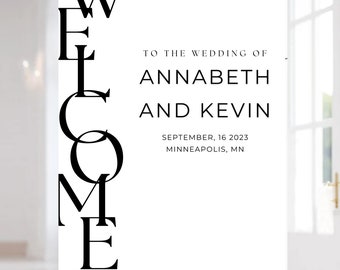 Black Tie Welcome Sign - Etsy