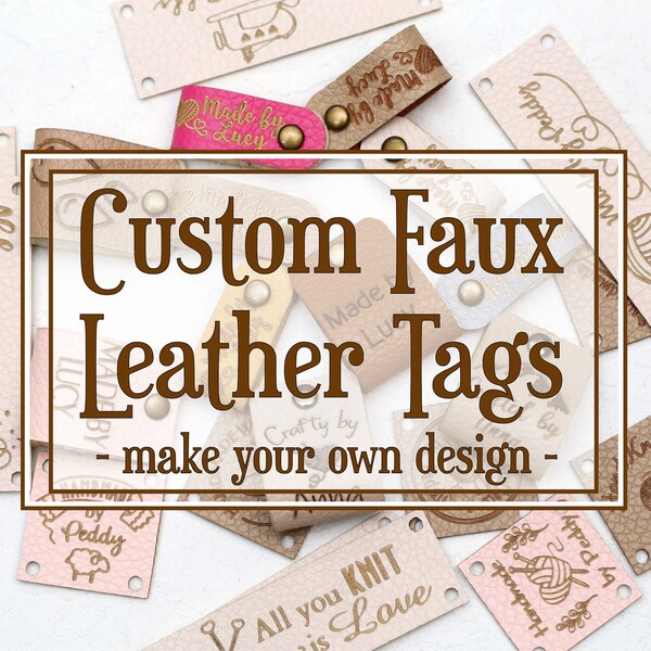 Custom Leather Label - Etsy