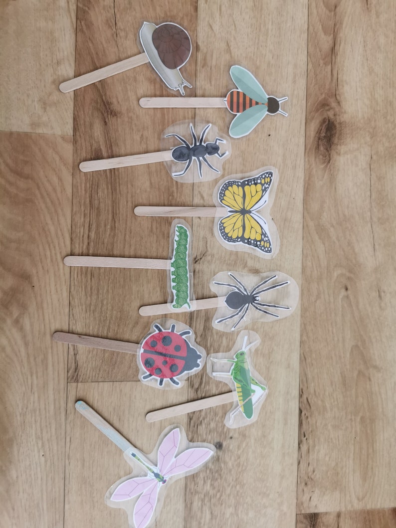 Preschool Minibeast Bug Puppet Activity - Etsy