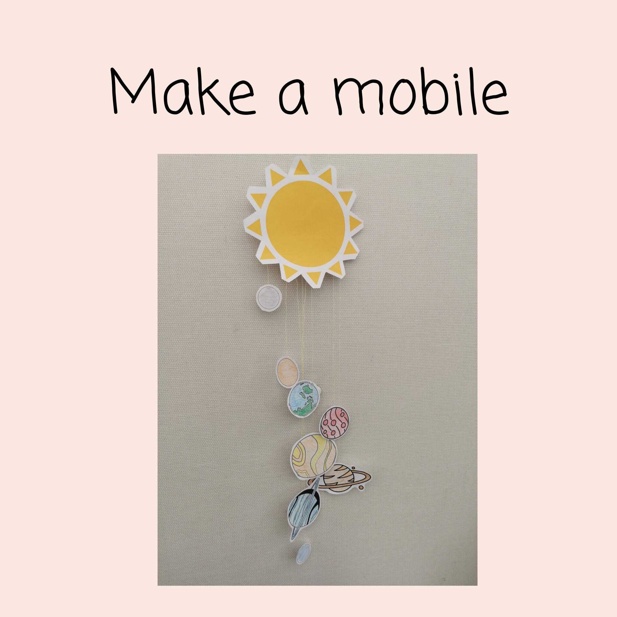 Children's 'make a Planet Mobile' Craft Activity - Etsy
