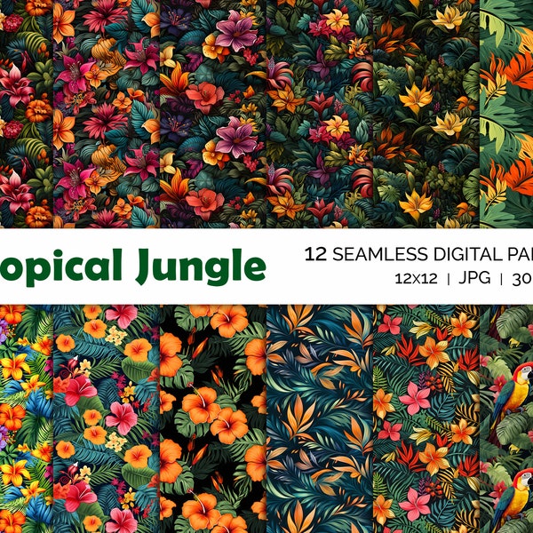 Jungle Wall Paper - Etsy