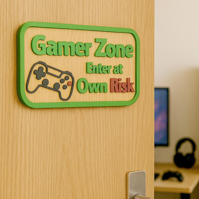 DIY Gamer Zone Sign Files – DIY Laser Cut Wall Decor for Game Rooms ...
