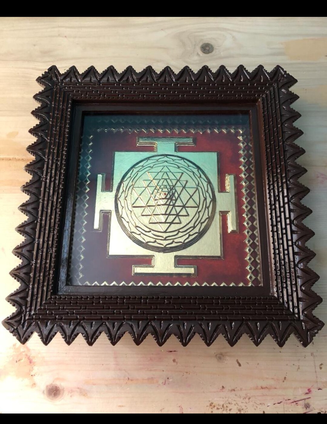 60mmv2 Thick 3D Sri Chakra Made of 23.5 Carat Gold Foils - Etsy