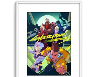 Cyberpunk Anime Poster - Etsy Australia