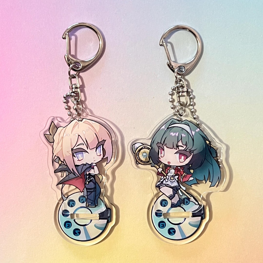 Zenless Zone Zero - Astra Yao, Evelyn Acrylic Charms - Keychain ...
