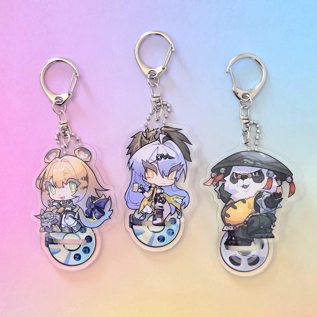 Zenless Zone Zero - Yixuan, Ju Fufu, Pan Yinhu Acrylic Charms ...