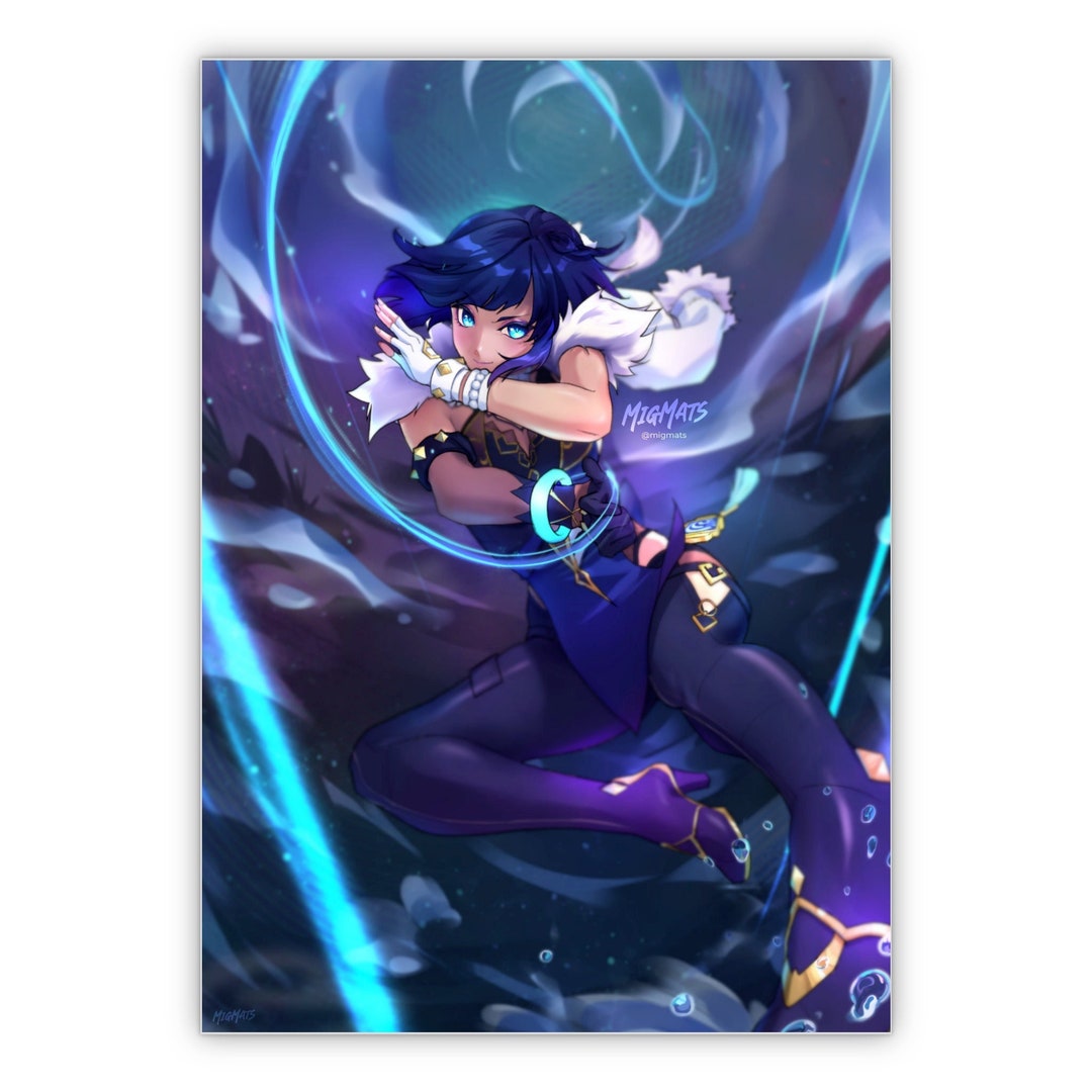 Genshin Impact yelan Print - Etsy