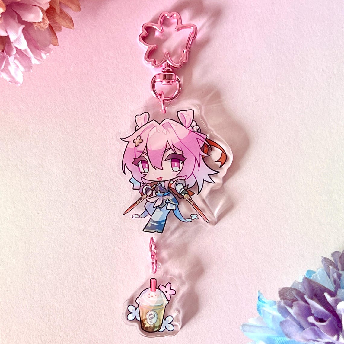 Honkai Star Rail - March 7th Hunt Acrylic Charm Keychain - Etsy