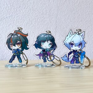 Zenless Zone Zero - Acrylic Charms - Jane Doe, Seth, Zhuyuan - Keychain ...