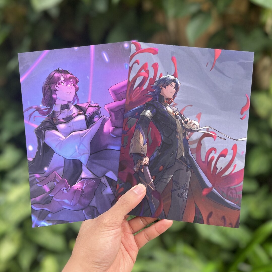 Honkai Star Rail blade & Kafka Stellaron Hunters Fanart Print - Etsy