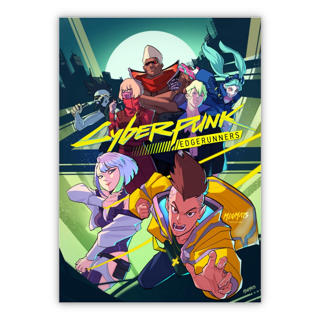 Cyberpunk: Edgerunners Poster / Premium Print / A3 or A5 / Wall Art ...