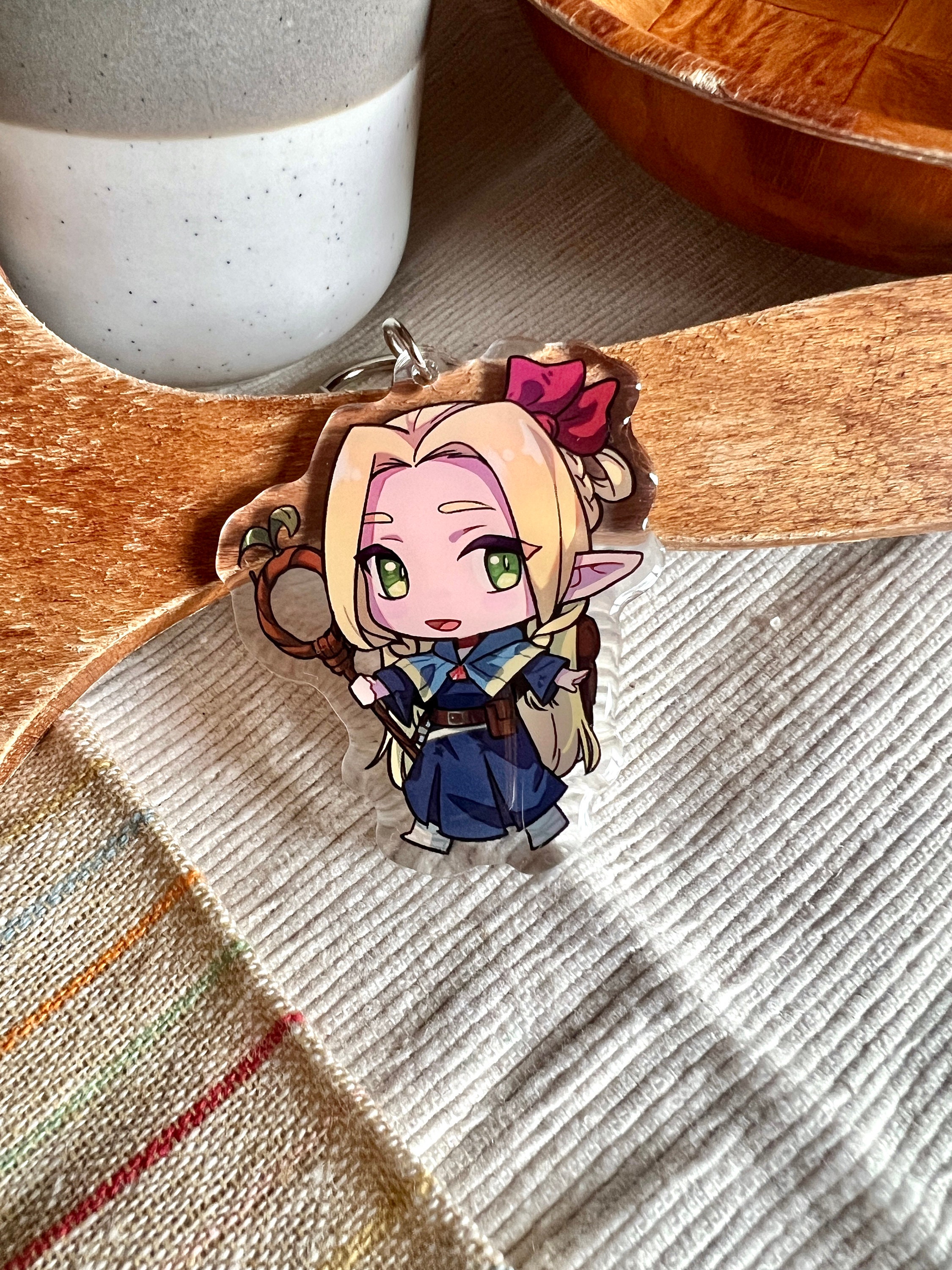 Dungeon Meshi Charms - Laios, Marcille, Chilchuck, Senshi Keychains - Etsy
