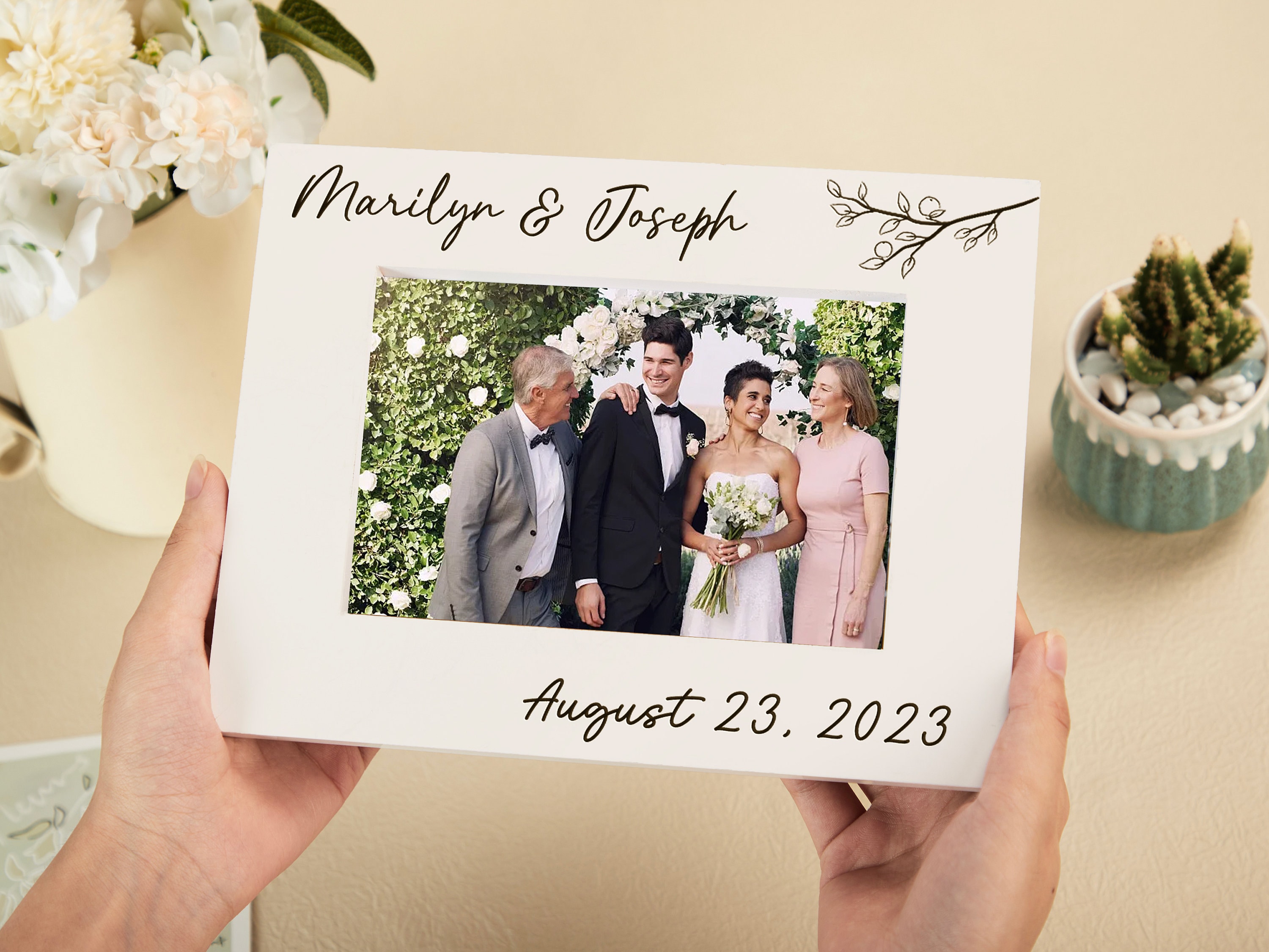Personalized Wedding Framewedding Photo Frameour Wedding Day - Etsy