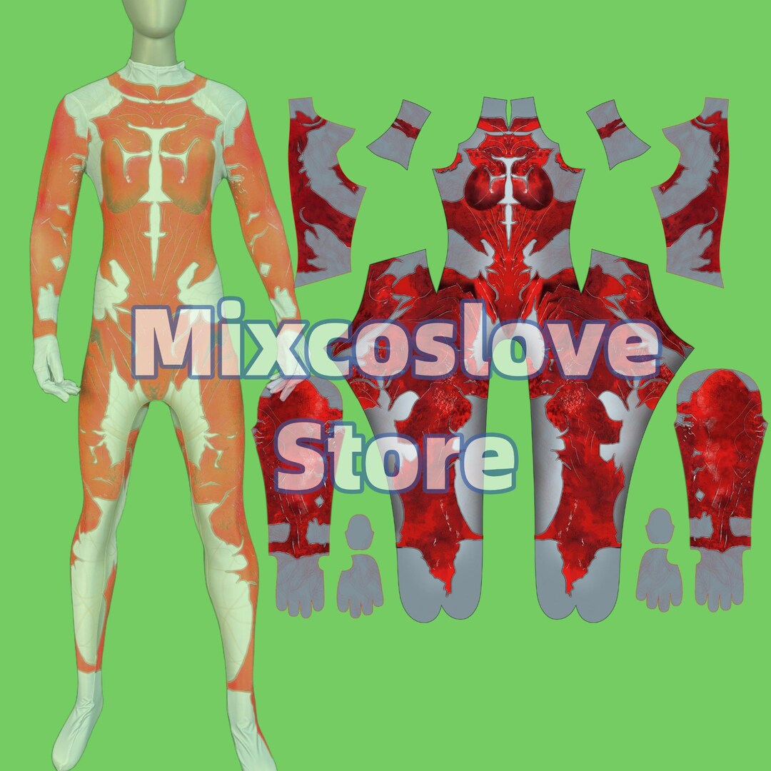 Orin the Red in Baldurs Gate 3 Digital Printing Jumpsuit Tights Cosplay ...