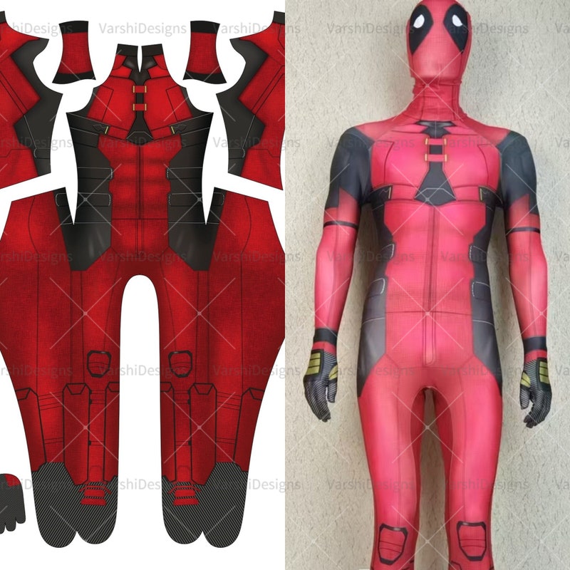 Realistic Deadpool Costume - Etsy