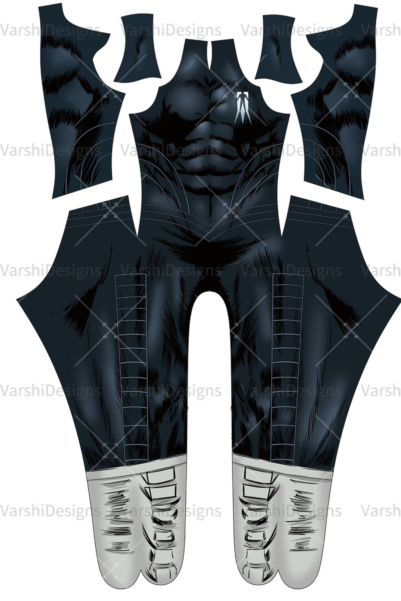 Customized Cosplay Costume,cosplay Shadowman,personalized Jumpsuit ...