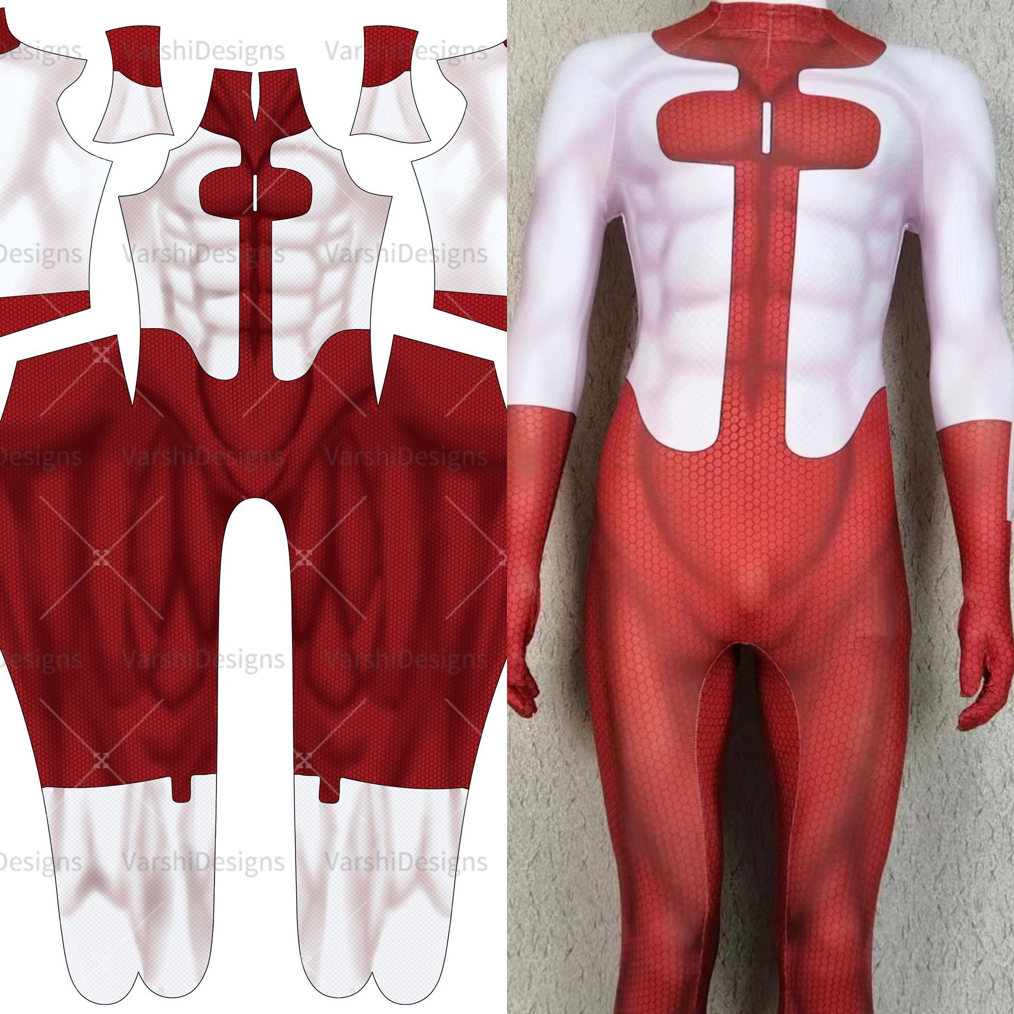 Custom Cosplay Jumpsuit Costume Commission Service,cosplay Omni-man ...