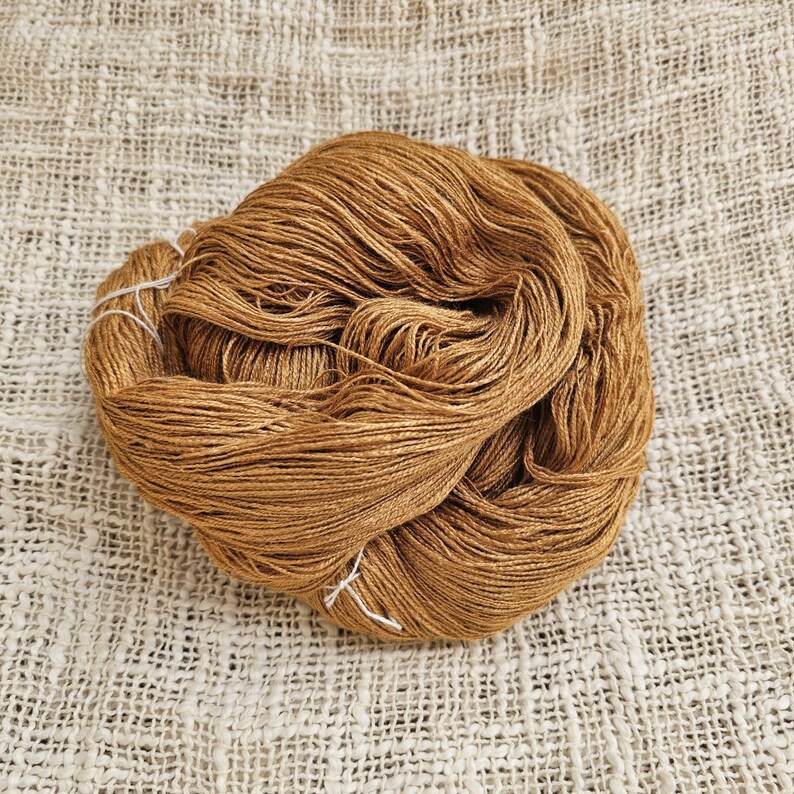 Red Eri Silk Vegan Yarn, Handspun Lace Weight (1000 Yards) - Etsy