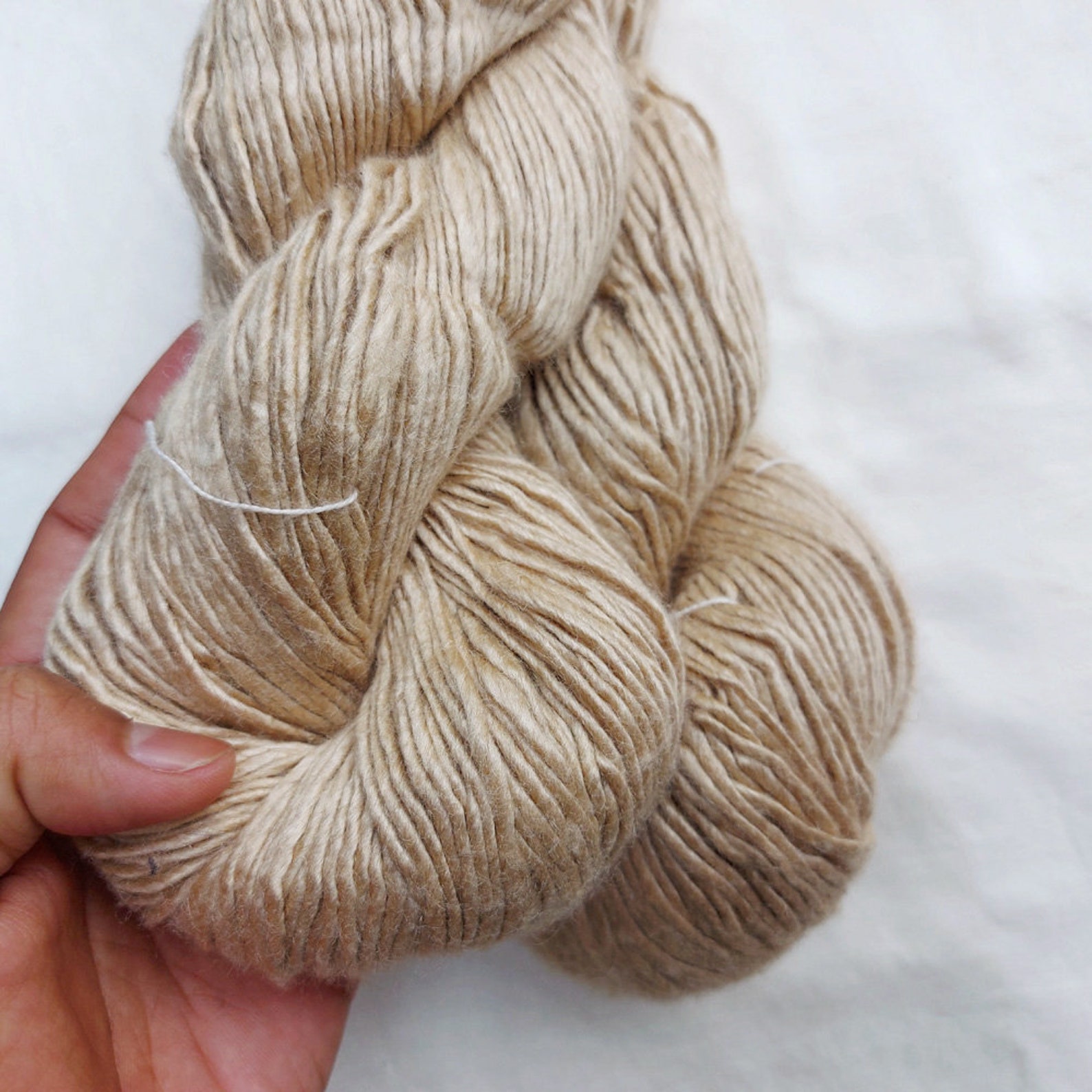 Golden Muga Silk Yarn, Hand Spun Worsted Weight, Natural Fiber - Etsy