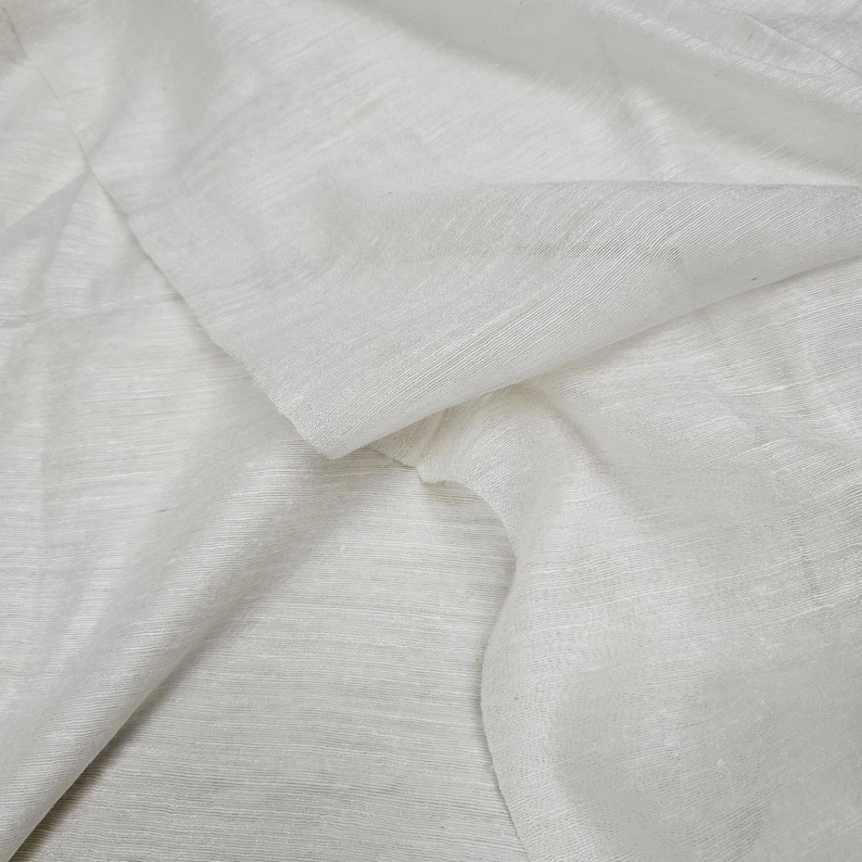 Khadi Silk Handloom Fabric: 100% Recycled, Lightweight, Dyeable - Etsy