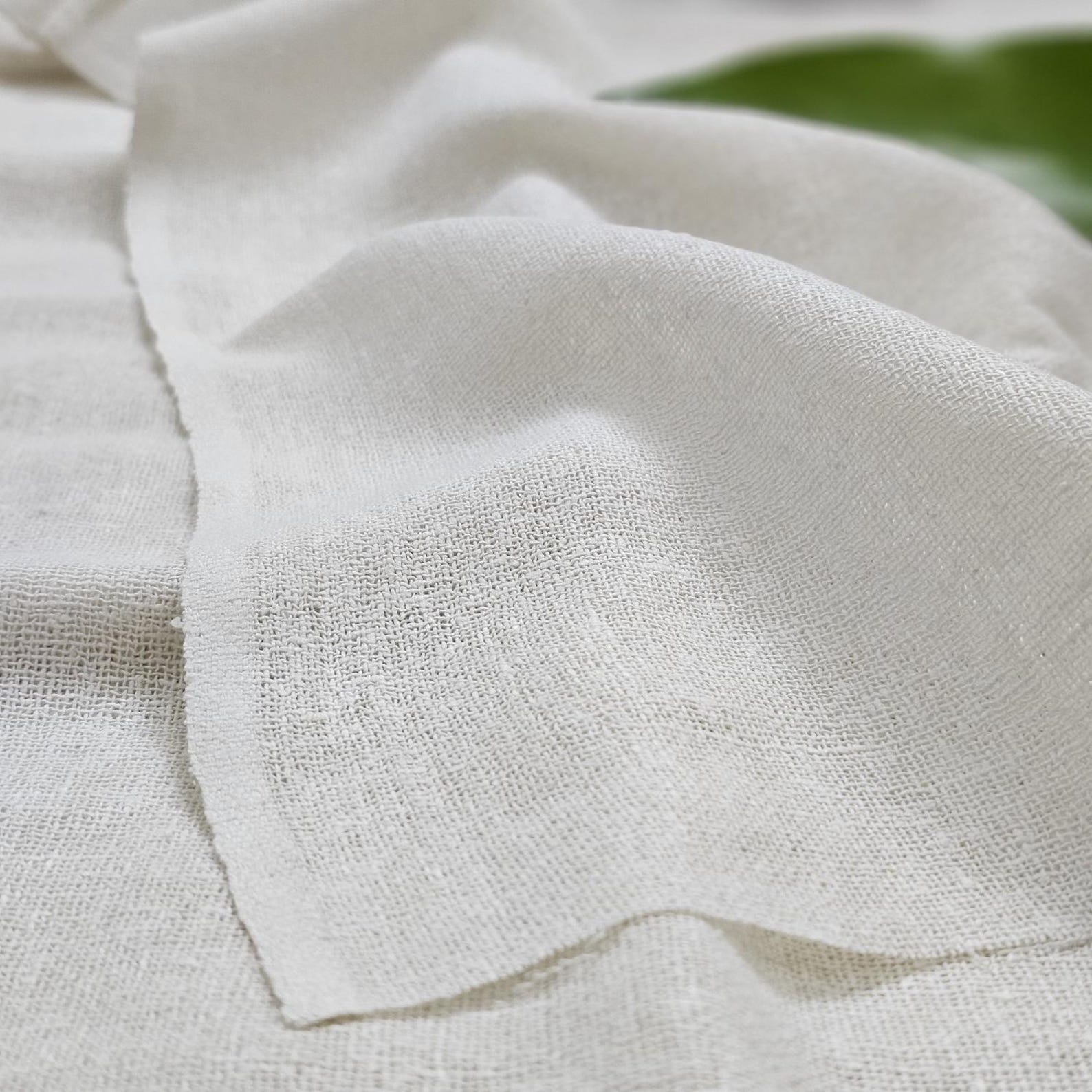 Handloom Noil Silk Gauze Fabric: Undyed Off-white, Sheer (137 Cm) - Etsy