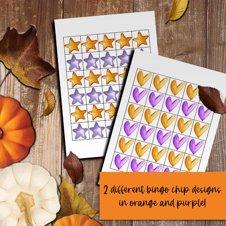 Halloween Bingo Game for Kids. Printable Children's Party Games, Fall ...