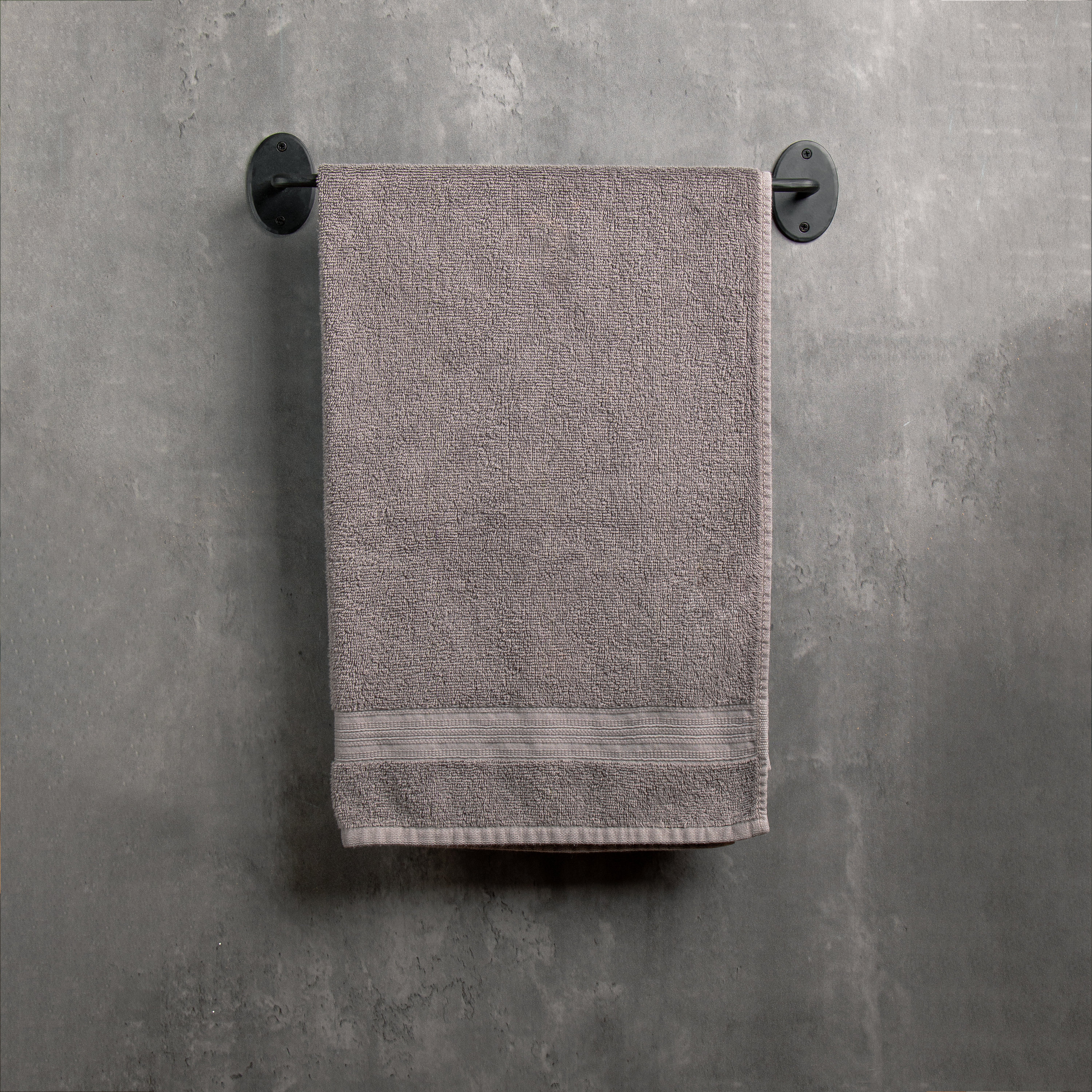 Blacksmith Handcrafted Towel Holder for Bathrooms - Black Wrought Iron ...