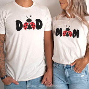 Ladybug First Birthday Shirt for Family, Mama Daddy Ladybug 1st ...