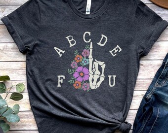 Abcde Fu T Shirt - Etsy