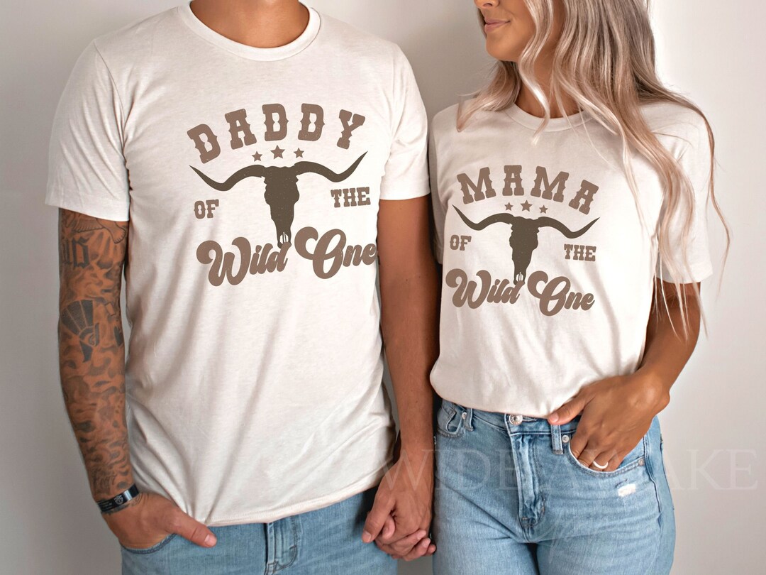 Wild One Western First Birthday Shirt, Cowboy Family Matching Birthday ...