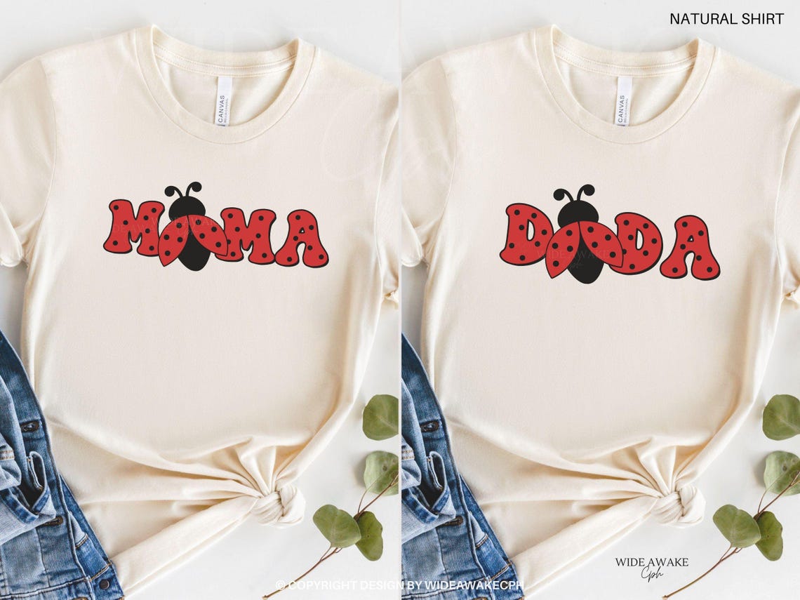 Ladybug First Birthday Family Shirts, Matching Outfit - Etsy