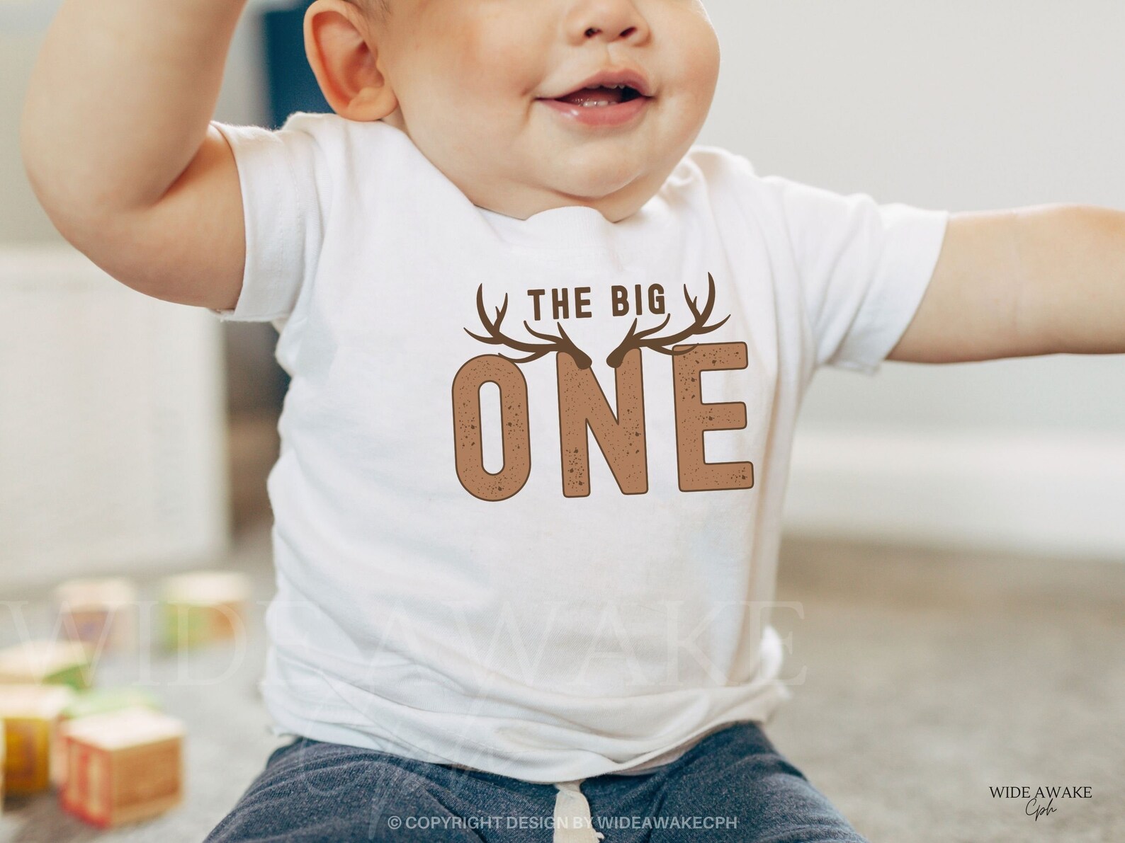 The Big One First Birthday Shirt, Hunting Deer Family Matching Birthday ...