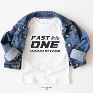 Fast One Family Matching Birthday Shirt, Fast 1 Birthday T-shirt, Race ...