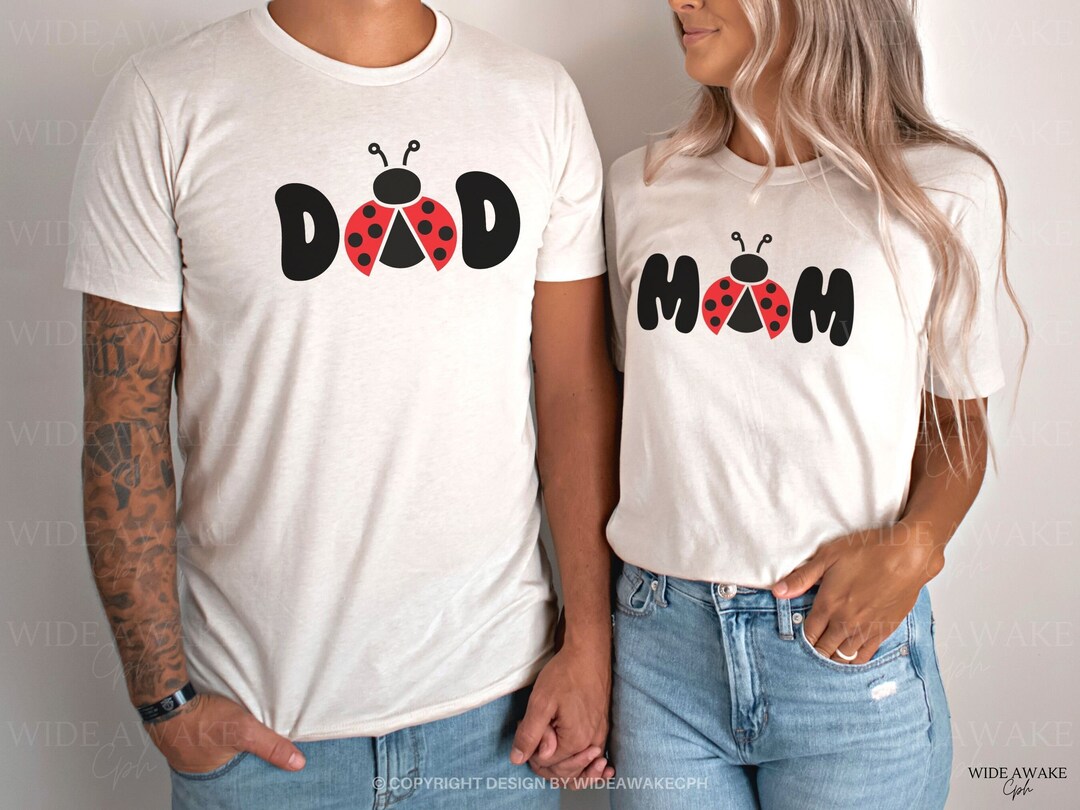Ladybug First Birthday Shirt for Family, Mama Daddy Ladybug 1st ...