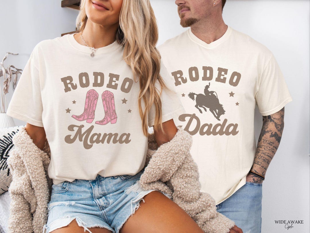 Rodeo Mama Shirt, Western Country Mom Tee, Comfort Colors - Etsy
