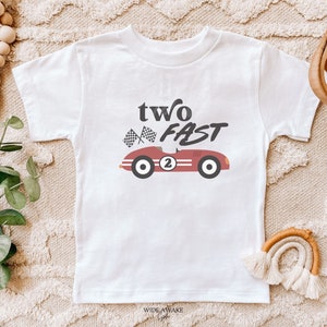 Two Fast Family Matching Birthday Shirts, 2 Fast Birthday Shirt, Too ...