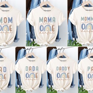 Mr Onederful First Birthday Family Matching Shirts, Isnt He Onederful ...