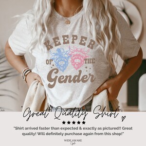 Rodeo Gender Reveal T-shirt, Western Keeper of the Gender Shirt - Etsy