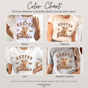 Western Keeper of the Gender Shirt, Rodeo Gender Reveal T-shirt, Tshirt ...