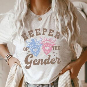 Rodeo Gender Reveal T-shirt, Western Keeper of the Gender Shirt - Etsy