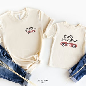 Two Fast Family Matching Birthday Shirts, 2 Fast Birthday Shirt, Too ...