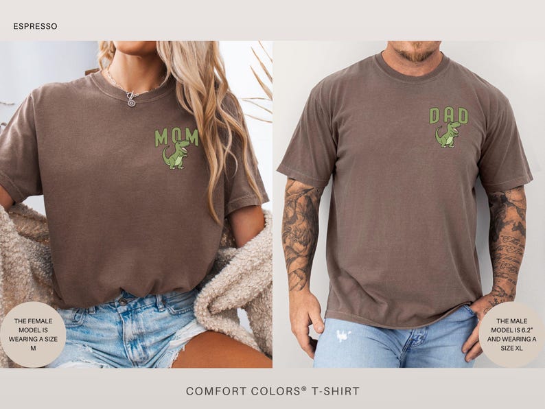 Two Rex Birthday Shirts, Dinosaur Family Matching 2nd Birthday T-shirts ...